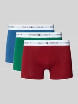 Tommy Hilfiger Trunks aus Baumwoll-Mix im 3er-Pack