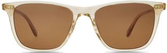 Garrett Leight Sonnenbrille mit eckigem Gestell - Braun