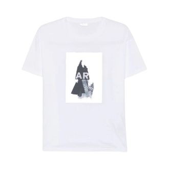 Liu Jo Bedrucktes Jersey-T-Shirt - - Tops - Damen - Wei&szlig; - S