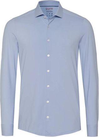 Pure Langarmhemd - - Shirts - Herren - Blau - 2XL
