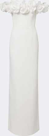 Rebecca Vallance Off-Shoulder-Robe Odetta aus Cr&ecirc;pe