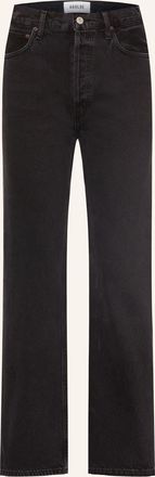 A Gold E Agolde Straight Jeans 90s Pinch Waist schwarz
