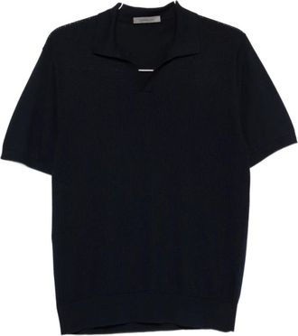 Corneliani Homme, Tops, Noir, Taille: XL Maglione Polo