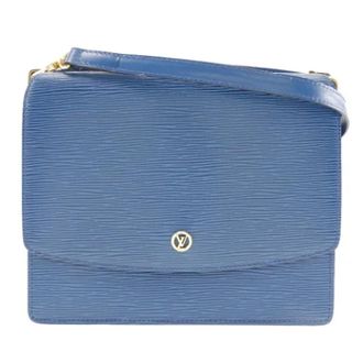 Louis Vuitton Pre-owned Leder Schultertasche - - Pre-owned - Damen - Blau - ONE SIZE