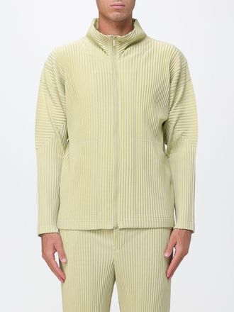 Homme Pliss&eacute; Issey Miyake Cardigan pliss&eacute; &agrave; col montant et zip Homme Pliss&eacute; Issey Miyake