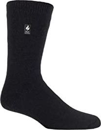 Heat Holders SOCKSHOP Homme 1.0 TOG Ultra Lite Plaine Chaussettes Paquet de 1 Noir 39-45