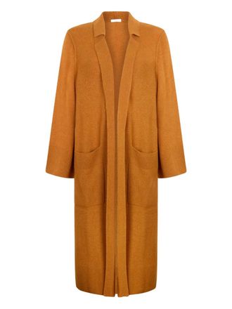 Malo patch-pocket cardigan - Orange