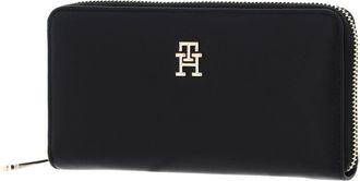 Tommy Hilfiger Damen Portemonnaie Poppy Plus mit Münzfach, Schwarz (Black), Onesize