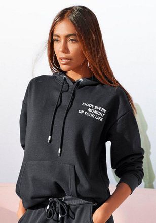Buffalo Hoodie mit Statement Druck, Loungewear