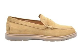 Tod's Tods Loafer - Laced Suede Flat Shoes - Gr. 10 - in Braun - für Damen