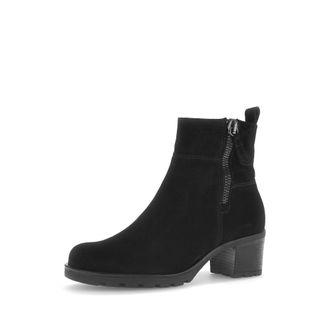 Gabor Damen Schn&uuml;rstiefeletten, Frauen Stiefeletten,Stiefel,Bootee,Booties,halbstiefel,Kurzstiefel,schwarz (Micro),43 EU / 9 UK
