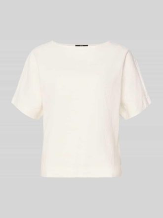 Zero T-Shirt mit Strukturmuster und U-Boot-Ausschnitt