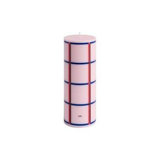 HAY Bougie bloc Column - Multicolore - Stéarine