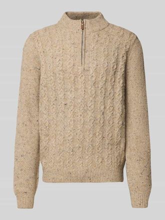 Fynch-Hatton Strickpullover mit gerippten Abschlüssen