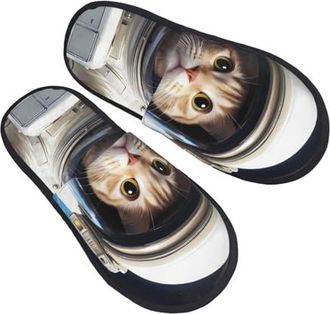 Generic Pantoufles Motif Chat Astronaute Slippers Respirantes L&eacute;g&egrave;res Chausson Pour Femme Ext&eacute;rieur Int&eacute;rieur L