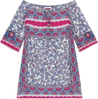 Maliparmi Maliparmi, Femme, Robes, Bleu, Taille: 44 FR Robe Sunset Paisley