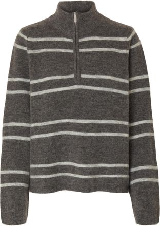 Selected Slflulu Ls Knit Half Zip Noos