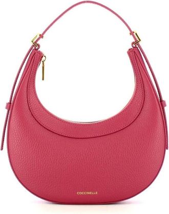 Coccinelle Femme, Sacs, Rose, Taille: ONE Size Whisper Mini Bag Cuir Grain&eacute;