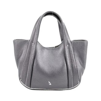 Abbacino Kleine Lederhandtasche - - Bags - Damen - Grau - ONE SIZE