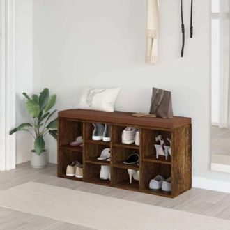 vidaXL Schuhbank R&auml;uchereiche 103x30x48 cm Holzwerkstoff Vidaxl