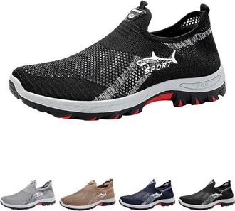 Generic Chaussures &agrave; enfiler pour homme - Tige basse en maille respirante - L&eacute;g&egrave;res et confortables - Semelle int&eacute;rieure rembourr&eacute;e - Durable et antid&eacute;rapante