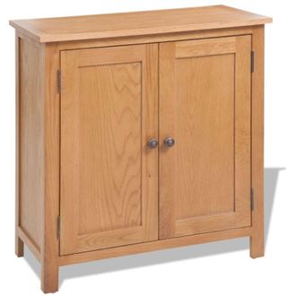 vidaXL Buffet 70x35x75 cm Bois de ch&ecirc;ne massif Vidaxl