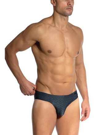 Olaf Benz Herren Slip grau Mikrofaser/Funktion unifarben