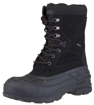 kamik Herren Nation Plus Schneestiefel, Schwarz (Black BLK), 41 EU