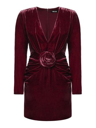 Rotate Kurzes Kleid - Dunkelrot