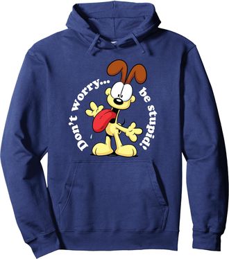 Garfield Odie Ignorance Carefree Dog 80er 90er Jahre Cartoon Classic Pullover Hoodie
