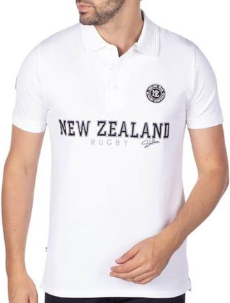 Shilton Polo Rugby Cup New Zealand Homme S/Blanc