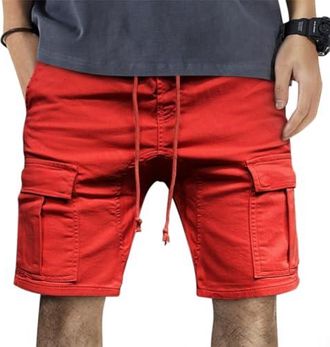 Onsoyours Shorts Hommes Cargo Dété Casual Pantalon Court Couleur Unie Sport Jogging Pantalon Fitness Survêtement Hommes Plage Trekking Pantalon Court Plusieurs 