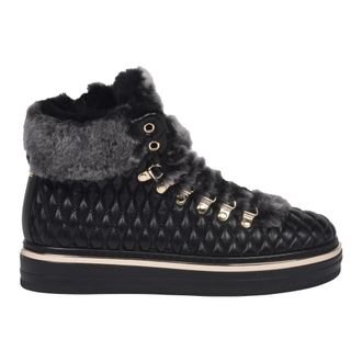 Baldinini Gesteppter Leder-Sneaker - - Shoes - Damen - Schwarzk - 37 EU