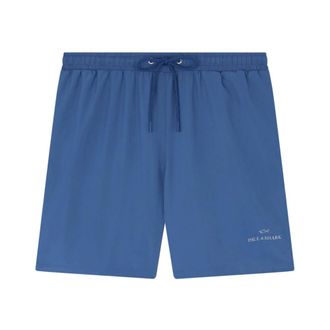 Paul & Shark Homme, Maillots de bain, Bleu, Taille: 2XL Short de bain avec logo réfléchissant