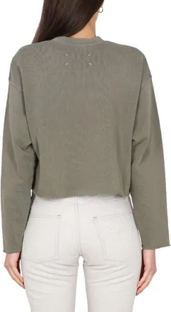 Maison Margiela Cotton Sweatshirt - Green