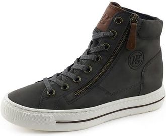 Paul Green Femme Sneaker Chaussure de Gymnastique, r.Nubuk/w.Kid Iron/Cognac, 37 EU