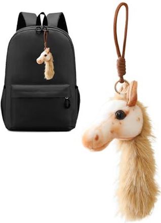 Generic Pendentif pour porte-monnaie | Porte-cl&eacute;s t&ecirc;te - Porte-cl&eacute;s en peluche - Pour femmes, hommes, portefeuille, sac &agrave; dos, d&eacute;coration, maison, &eacute;cole, cr&egrave;m