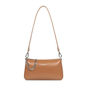 Lancaster Chice Ledertasche mit Kette - - Bags - Damen - Braun - ONE SIZE