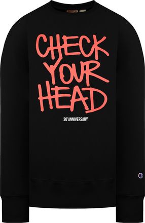 Champion x Beastie Boys Herren schwarzer Pullover