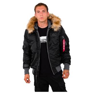Alpha Industries MA-1 Hooded CW Bomberjacke f&uuml;r Herren Black