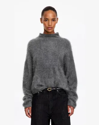 Arket Rollkragenpullover Aus Reinem Kaschmir -Grau