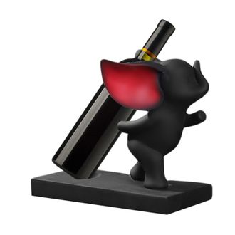 Generic Weinflaschenhalter Elefant - Weinregal Handwerk Elegant Wohnkultur Theken Bar Flaschenhalter aus Kunstharz | Weinregal mit Weinausstellung inkl