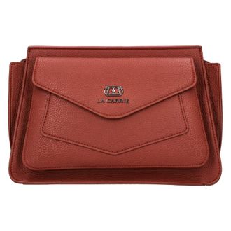 La Carrie Elghe Kunstleder Tasche - - Bags - Damen - Rot - ONE SIZE
