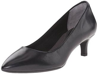 Rockport Womens Total Motion Kalila Dress Pump, Black Calf, 11 N (AA)