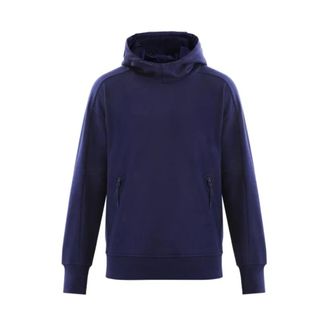 C.P. Company Diagonal Fleece Goggle Hoodie - - Sweatshirts & Hoodies - Herren - Blau - XL