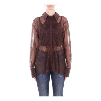 Blugirl Damen, Blusen & Hemden, Braun, SGr&ouml;&szlig;e