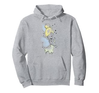 Disney Peter Pan Tinkerbell Airbrush Style Sketch Pullover Hoodie