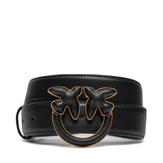Pinko Dameng&uuml;rtel Pinko Love Bery Click Puff H3 Belt AI 24-25 PLT01 103792 A1Z5 Schwarz