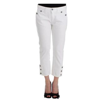 Ermanno Scervino Wei&szlig;e Cropped Jeans - - Trousers - Damen - Wei&szlig; - S