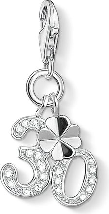 Thomas Sabo Thomas Sabo Damen Charm-Anhänger 30 Kleeblatt 925 Sterling Silber 1237-051-14